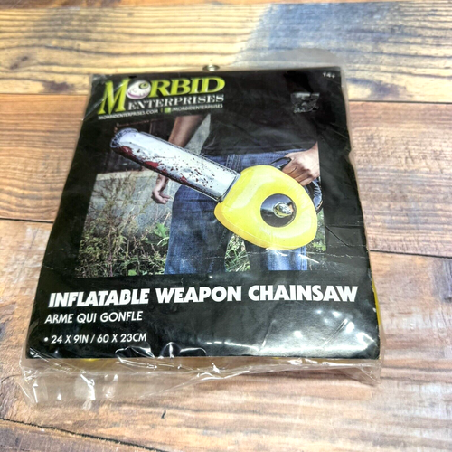 INFLATABLE HORROR CHAINSAW~ Halloween Party Supplies Costume Dress Up ...