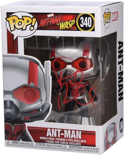 Paul Rudd Ant-Man & The Wasp Autographed Ant-Man #340 Funko Pop! | eBay