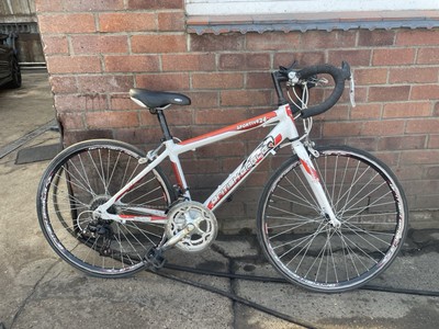 Boys 25x540 Red And White Racing Bike With Self Attached Brakes In The ...