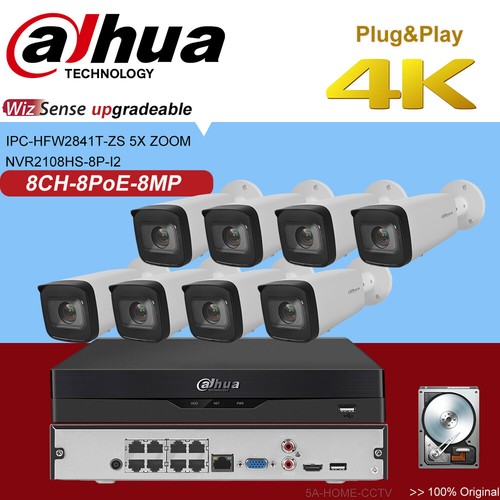 alhua Smart Ai Wizsense quickPick Home safe 8CH CCTV system 8MP POE ...