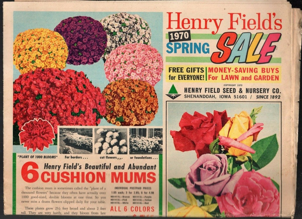 Henry Fields Nursery Catalog Front Cover Of Wm. Henry Maule Seeds