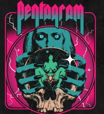 Pentagram Shirt American Heavy Metal Band Doom Metal Black T-Shirt-2XL ...