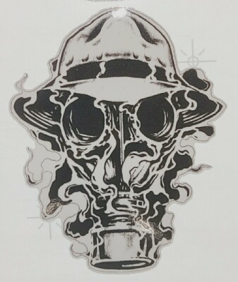 CUSTOM Printed Psycho Realm Gas Mask with Smoke Hip Hop Vinyl Decals ...