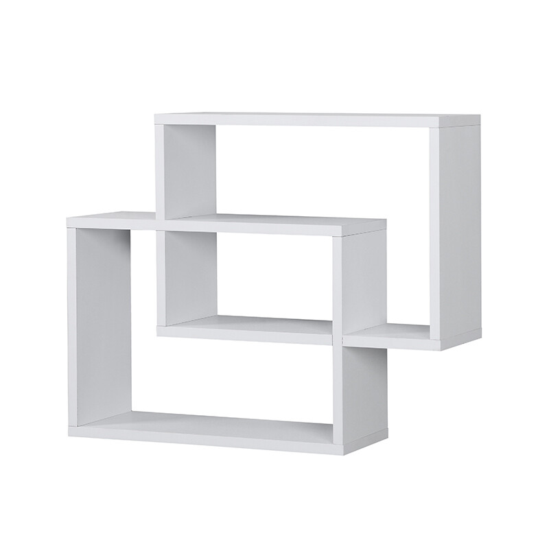 Display Space Saving Multi Compartment Floating Wall Shelves Display ...
