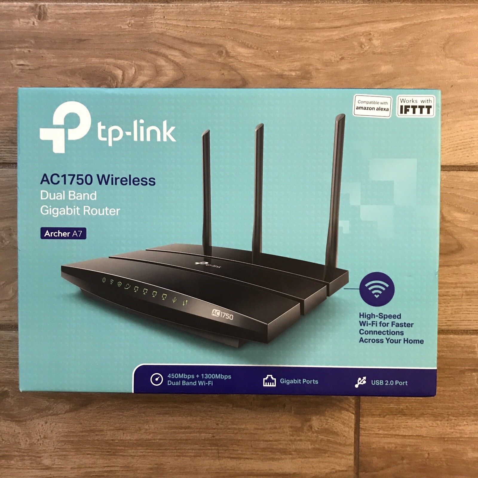 TP-Link Archer A7 AC1750 Wireless Dual-Band Gigabit Router 845973083861 ...