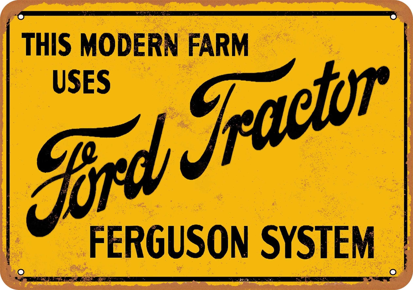 METAL SIGN - Ford Tractor Ferguson System -- Vintage Look | eBay