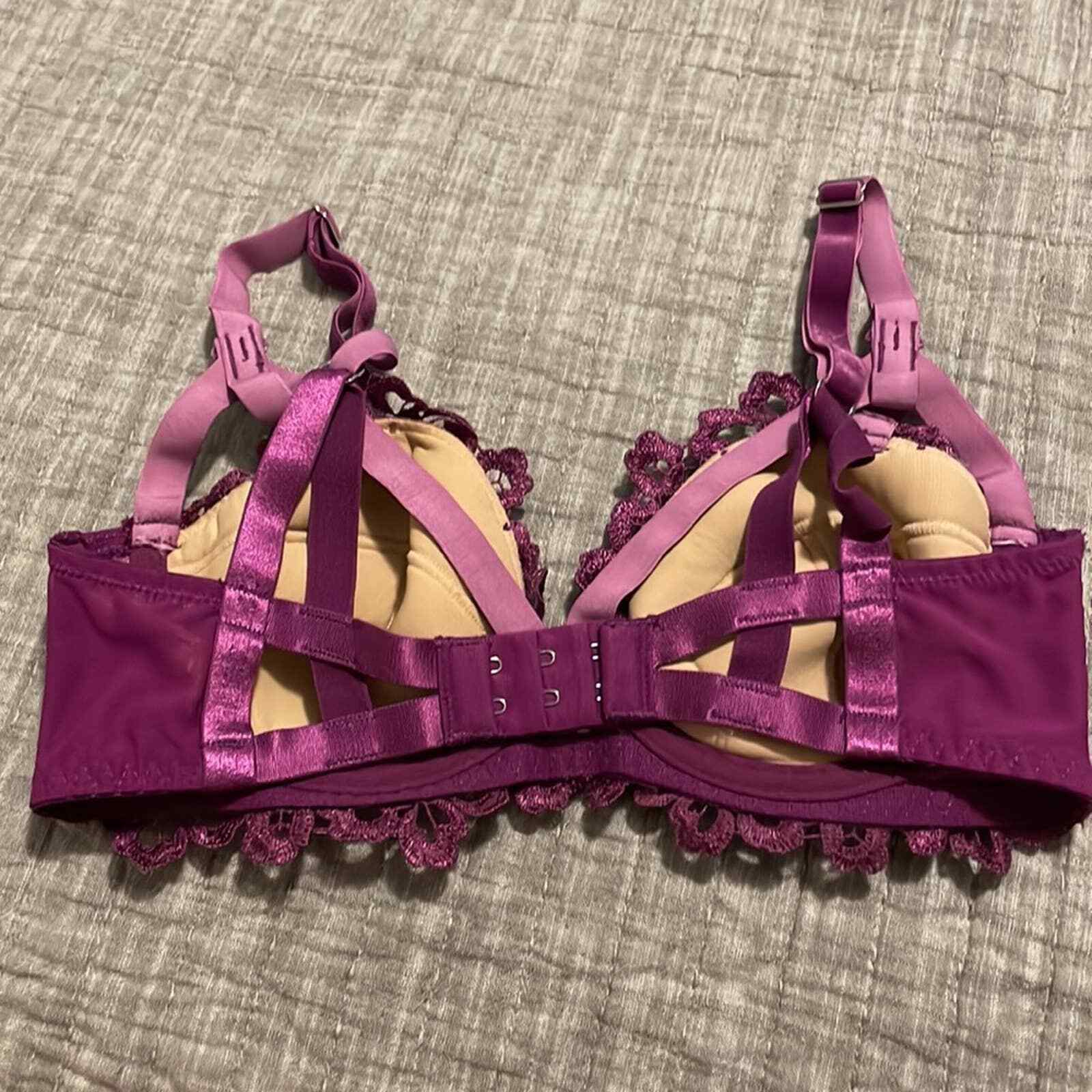 Dita Von Teese Cage Inspired Dahlia Balconette Bra Pu… - Gem