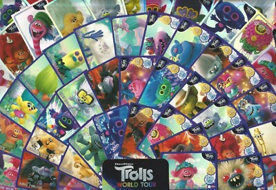 TROLLS WORLD TOUR 2020 - TOPPS TRADING CARDS - PICK YOUR TROLL (QR01 ...