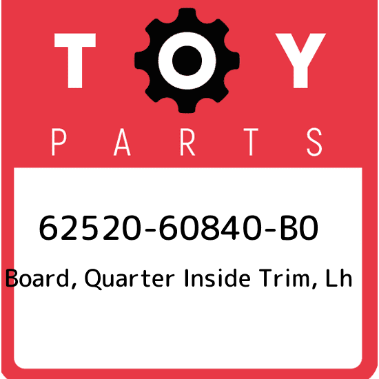62520-60840-B0 TOYOTA Panel Assyquarter Genuine OEM Part for sale ...