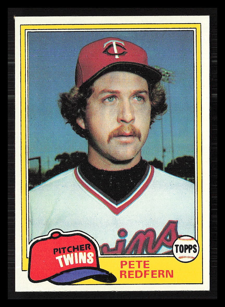 Pete Redfern 1981 Topps #714 Minnesota Twins | eBay