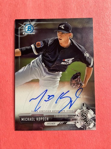 Michael Kopech 2017 Bowman Chrome Auto Autograph #3 | eBay