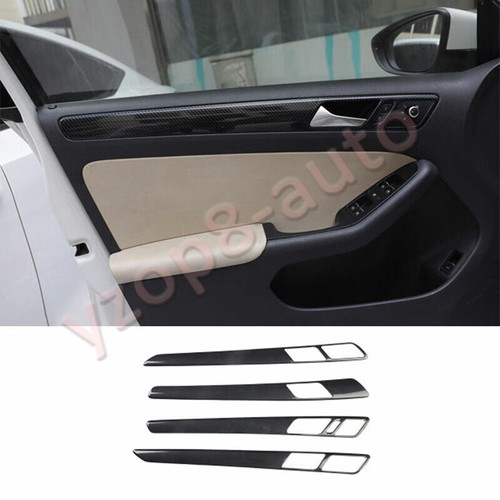 For Volkswagen Jetta MK6 2012-2014 Carbon Fiber Interior Door Armrest ...