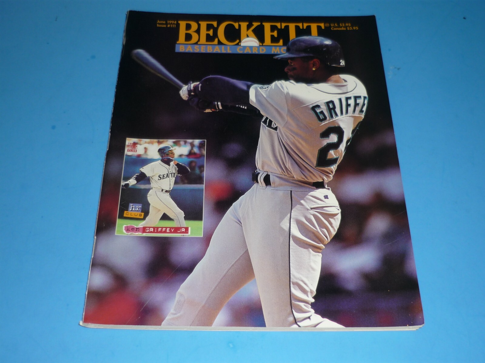 (3) BECKETT BASEBALL PRICE GUIDE MAGAZINE LOT - HOF KEN GRIFFEY JR ...