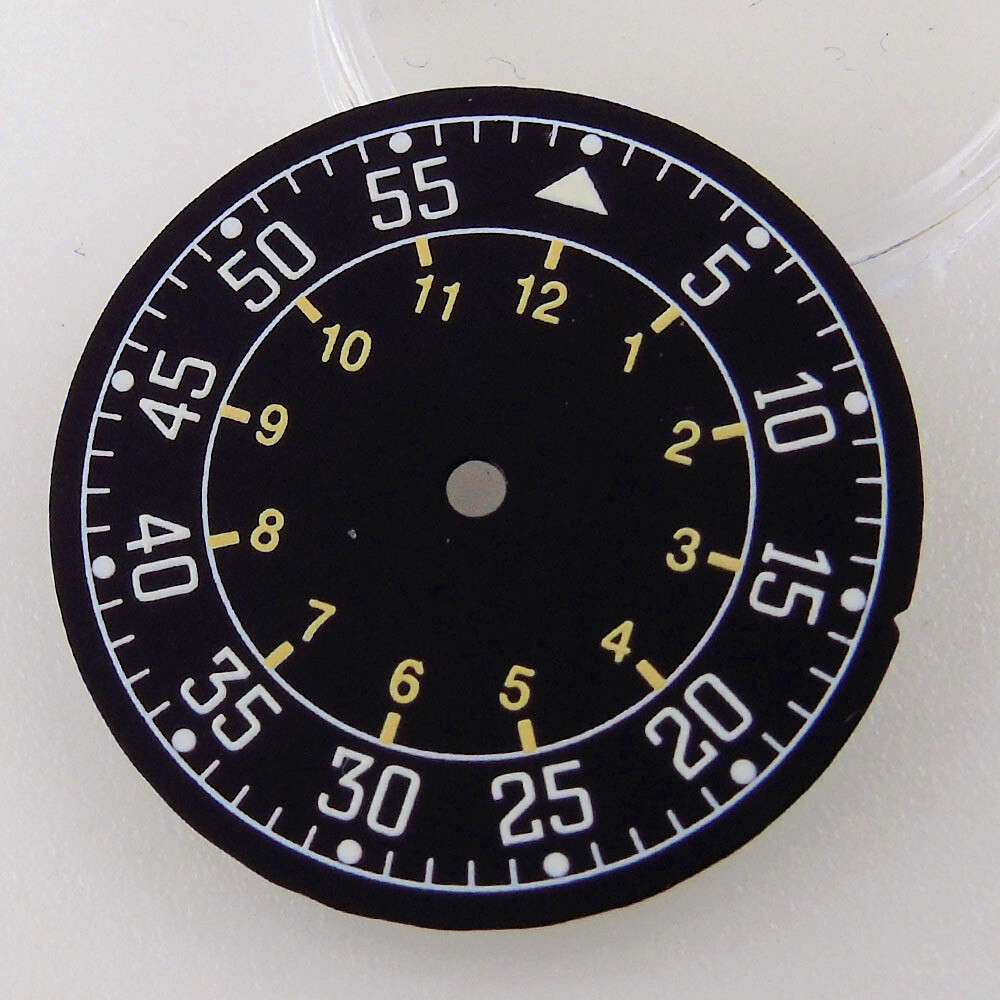 Pilot 29mm Black Luminous Dial Fit Vintage Style NH35 NH36 2824 8215 ...