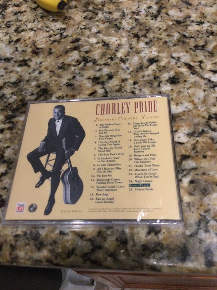 CHARLEY PRIDE LEGENDARY COUNTRY SINGERS TIME LIFE MUSIC CD 1996 Brand ...