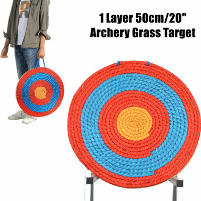 50cm/20"Archery Straw Target Round Bow Arrow Target Shooting Practice ...