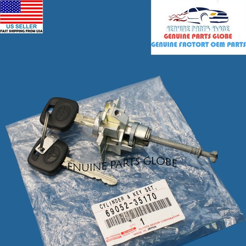 GENUINE TOYOTA 07-14 FJ CRUISER LEFT DRIVER DOOR LOCK CYLINDER & KEY ...