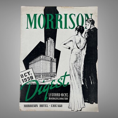 1938 Morrison Digest Morrison Hotel Chicago Worlds Tallest Hotel | eBay