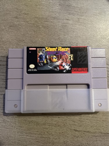 Stunt Race FX (Super Nintendo SNES) Cleaned + Tested + Authentic ...