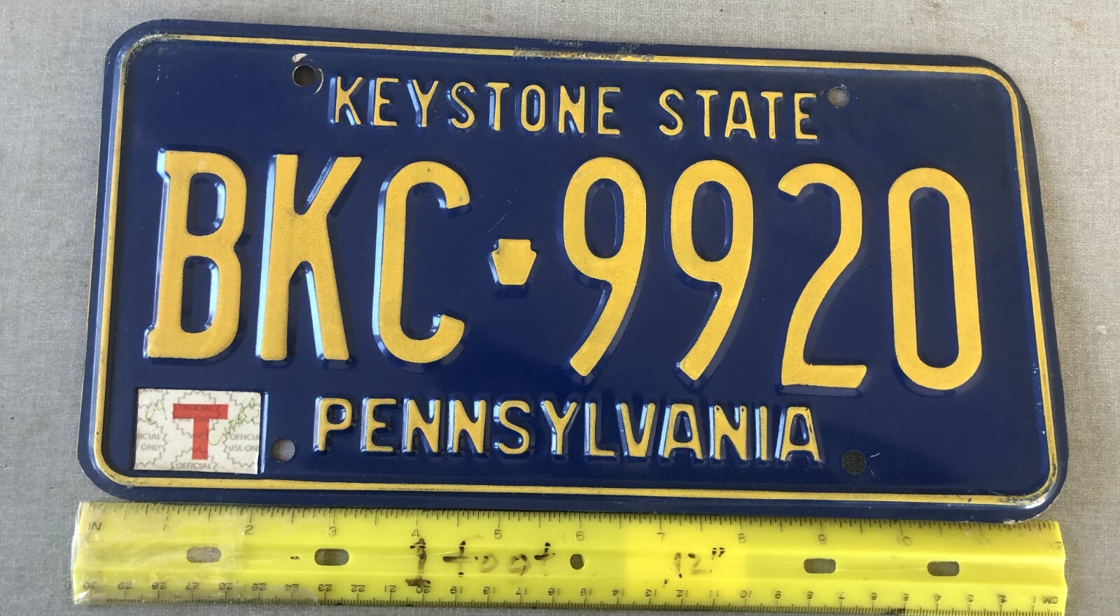 *License Plate, Pennsylvania, Keystone State, BKC - 9920 | eBay