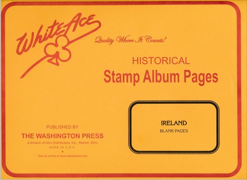 WHITE ACE Ireland Stamp Album Supplement Blank Pages - 10 Pages | eBay