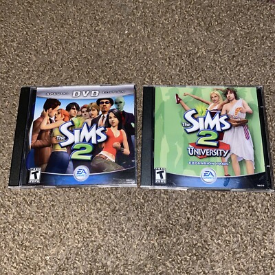 The Sims 2 PC Game Special DVD Edition Complete & The Sims 2 University ...