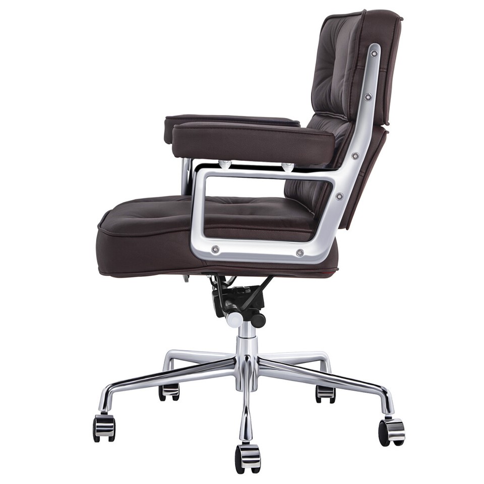 Computer Gaming Office Chair Lounge Chair and Ottoman Leather Task Desk ...