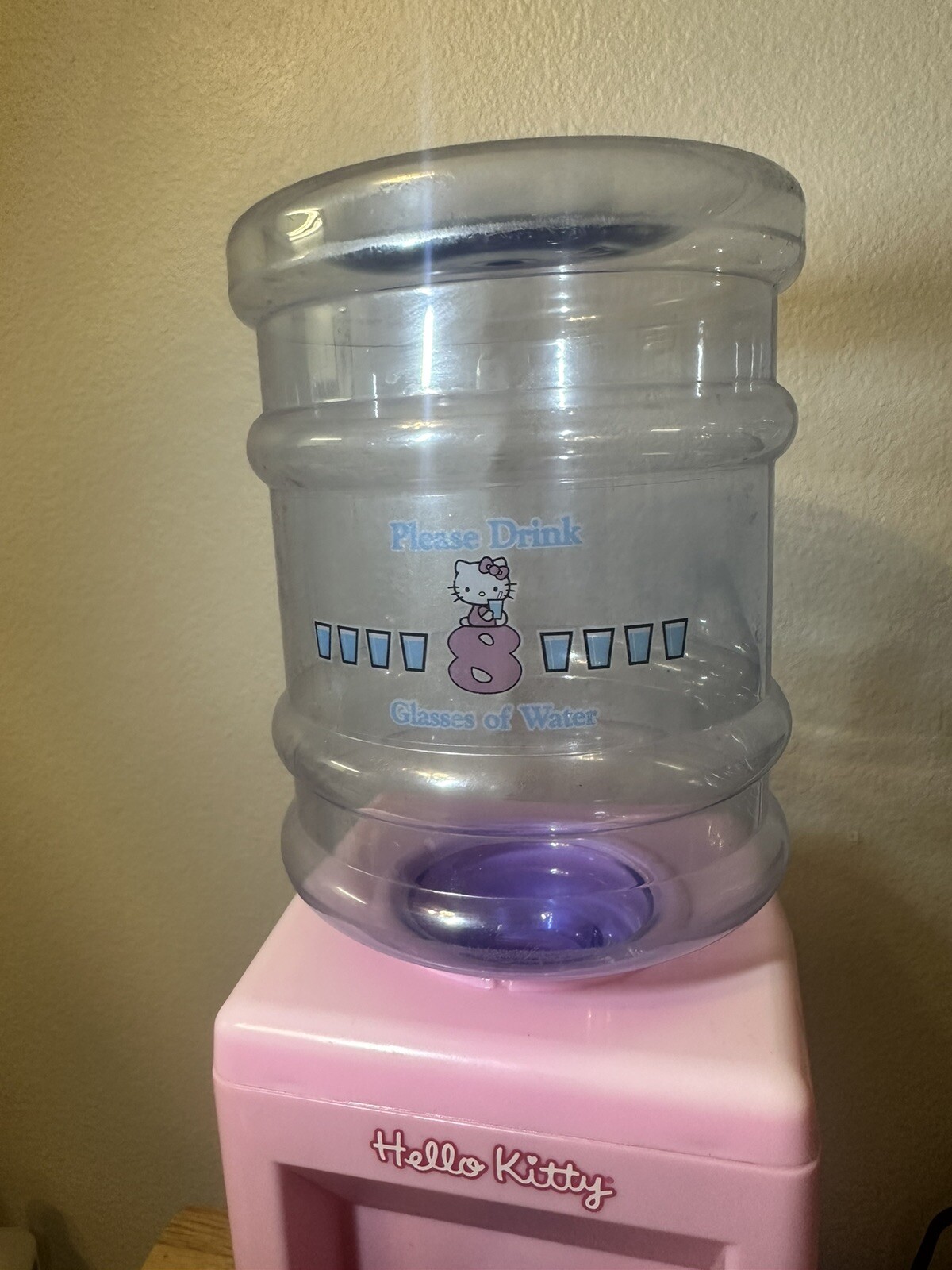 VINTAGE SANRIO HELLO KITTY PINK WATER DISPENSER CLEAN WORKS GREAT Y2K ...