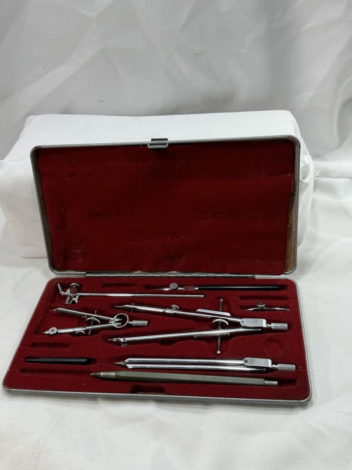 Vintage Riefler Precision Made in Germany Drafting Set w/Original Case ...
