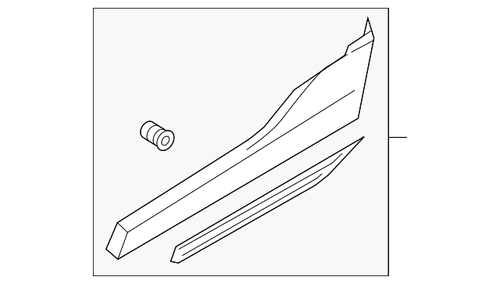 Genuine Audi Lower Molding 4KE-853-970-A-GRU | eBay