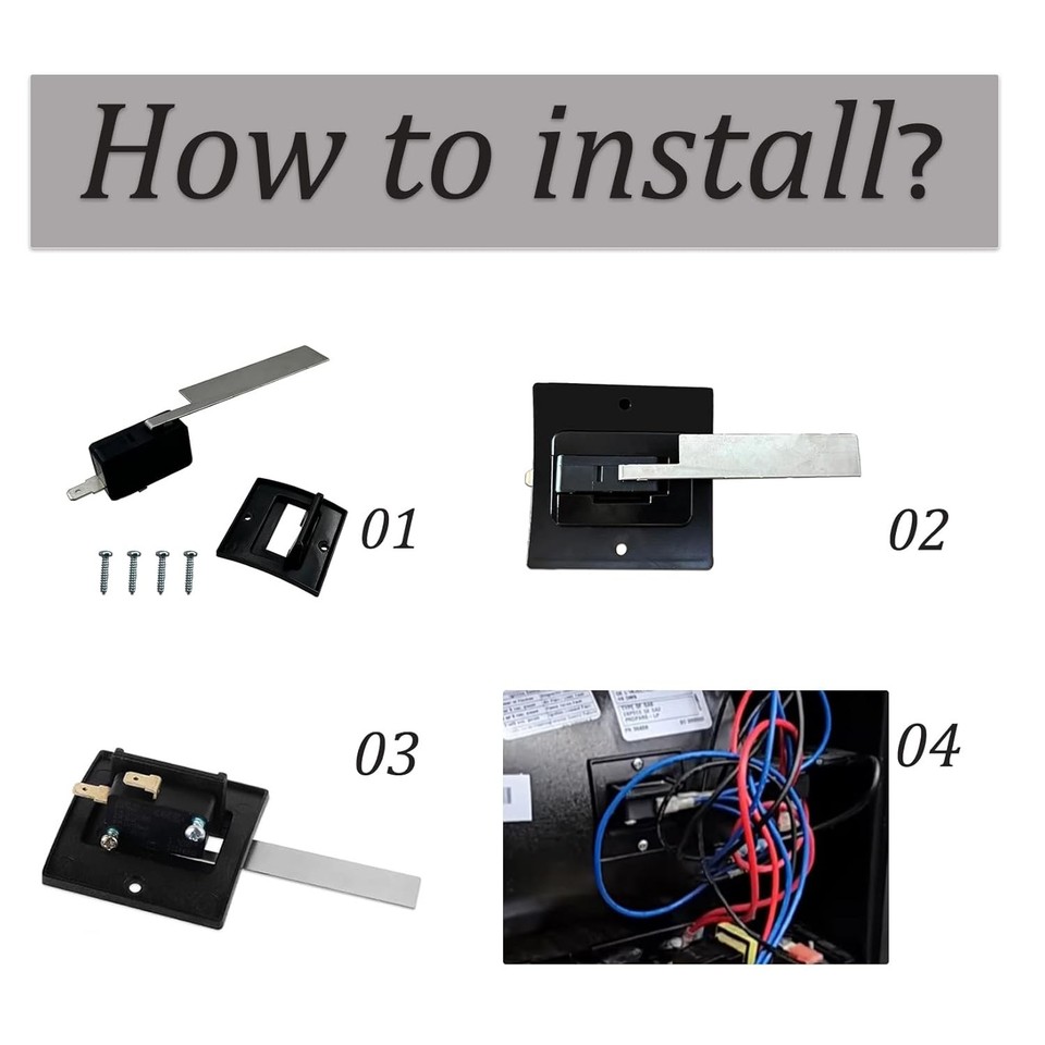 2pcs Sail Switch w/ Bracket Upgrade Kit for RV Furnace For Dometic ...