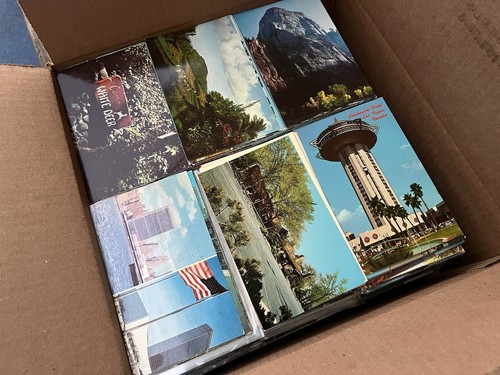 1,800 Vintage Postcards LARGE LOT Mostly American Places Towns 1940s ...