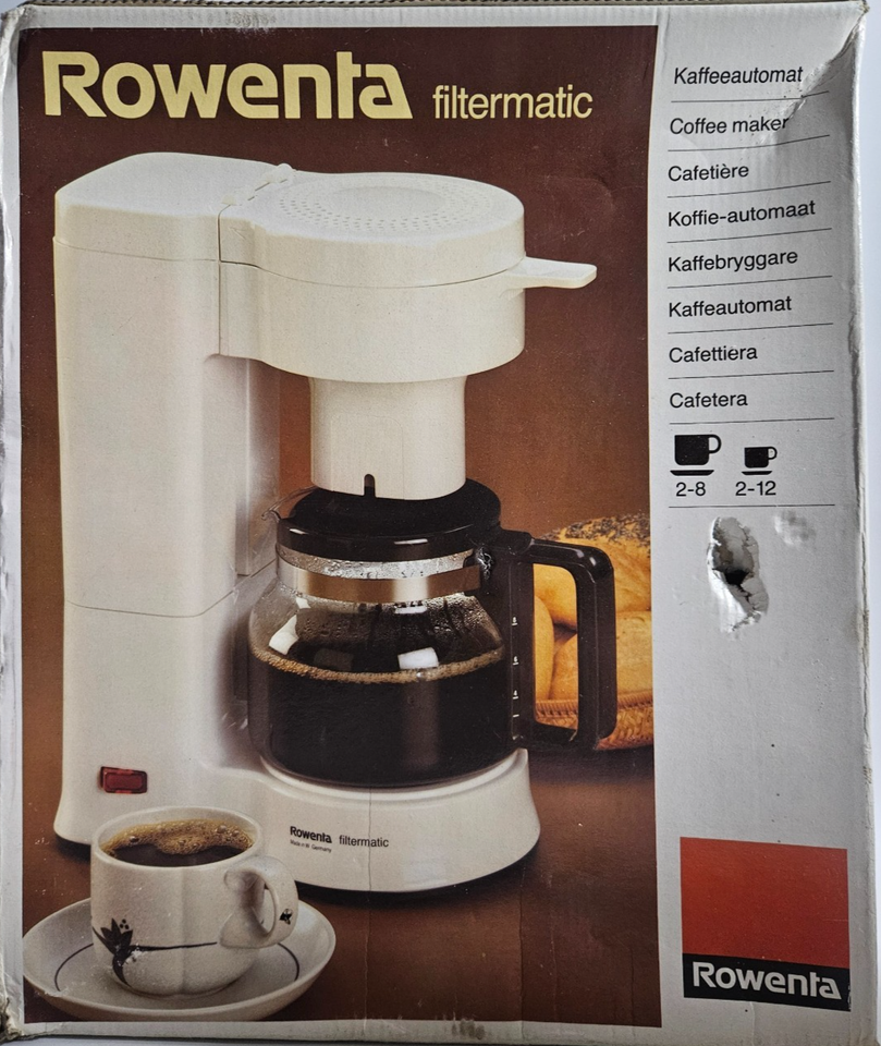 Rowenta Filtermatic FK-15 Filter Coffee Maker, Cream/White,Vintage ...