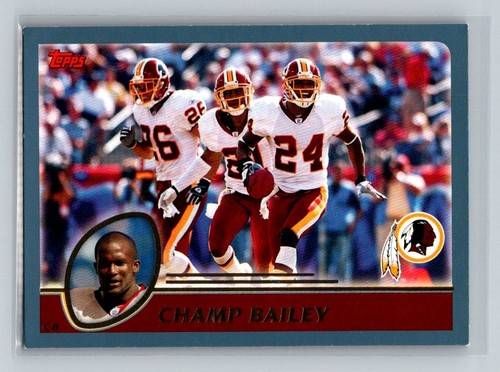 2003 Topps #132 Champ Bailey Washington Redskins Football Card | eBay