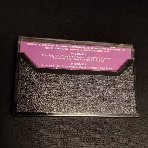 Capitol THE BEACH BOYS Fun Fun Fun Cassette CASE & INSERT ONLY | eBay