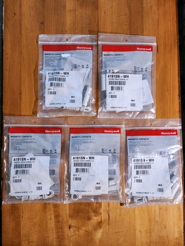 Lot Of 5 HONEYWELL 4191SN-WH VPLEX Recessed Contact Remote Point Module ...