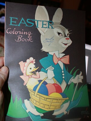 Vernon Grant Autographed Cover Art Children's Easter Coloring Book ...