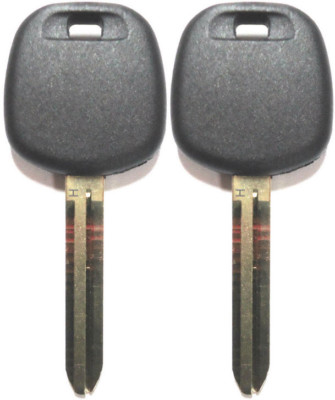 Pair Uncut Replacement Transponder Ignition H Chip Car Keys for Toyota ...