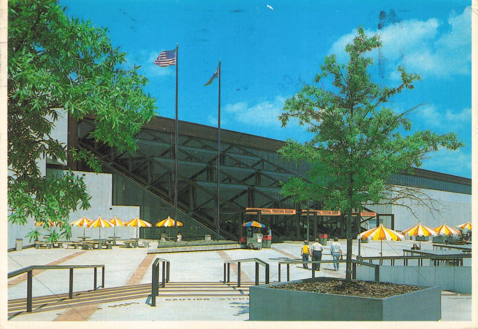 Postcard GA Atlanta Georgia World Congress Center GWCC Exhibition Space ...