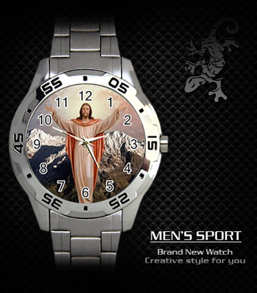 NEW WRIST WATCH STAINLESS JESUS CHRIST CATHOLIC CHRISTIAN NEW 2021 ...
