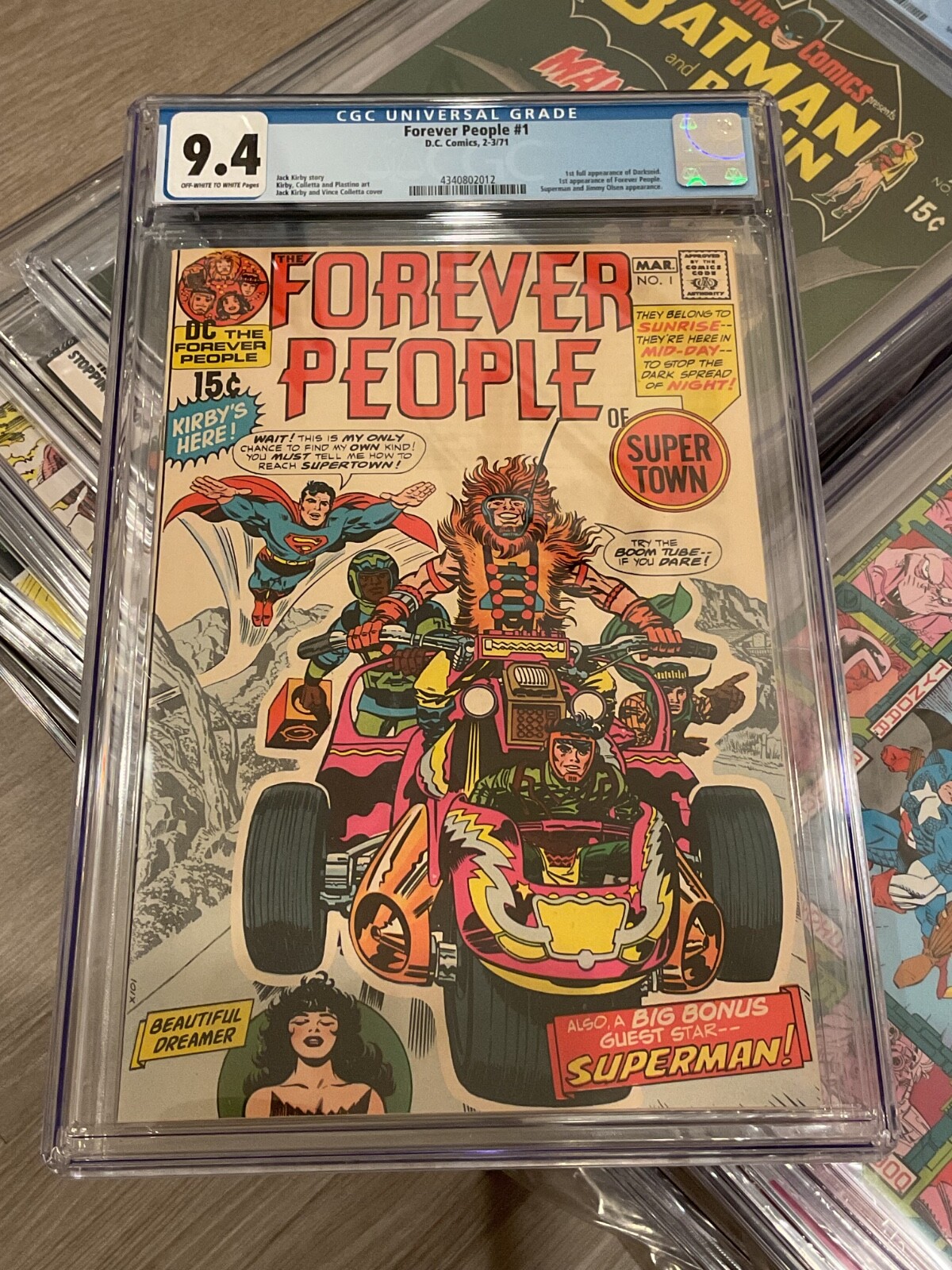 Forever People #1 CGC 9.4 First Full Appearance Darkseid | eBay