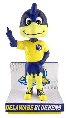Baby Blue Delaware Blue Hens Mascot Bobblehead NCAA College | eBay