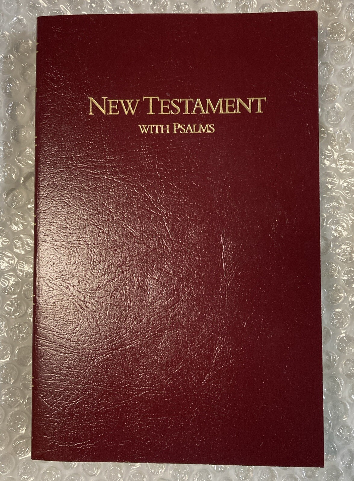 LARGE PRINT NEW TESTAMENT WITH PSALMS: KING JAMES VERSION By Henry T ...