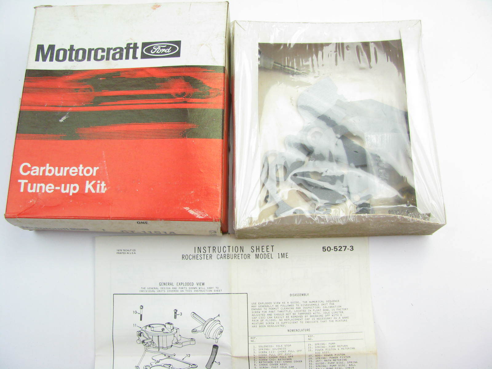 Carburetor Repair Kit-Kit Motorcraft fits 76-78 Chevrolet Chevette 1.6L ...