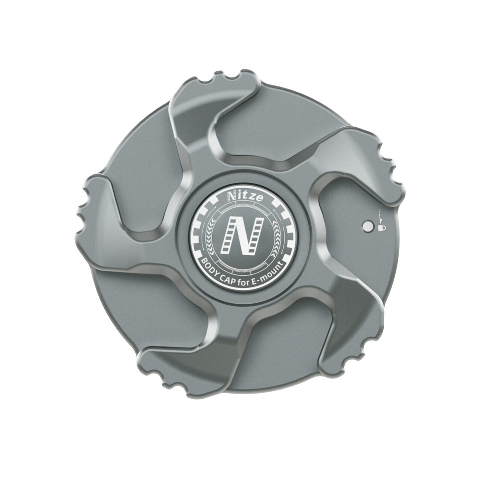 Nitze Metal Camera Body Cap for Sony E Mount (Gray) A7III A7II A6100 ...