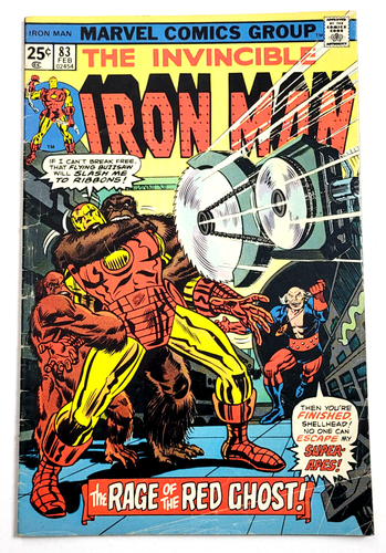THE INVINCIBLE IRON MAN #83 (1975) - MARVEL / RED GHOST | eBay