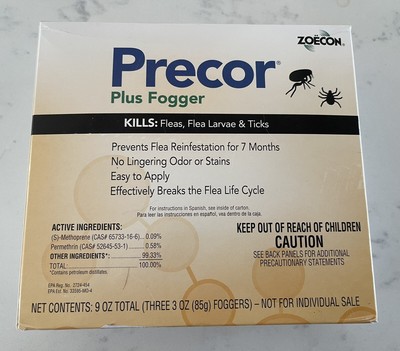 Precor Plus Fogger with IGR - 3 x 3 oz cans Flea Control | eBay