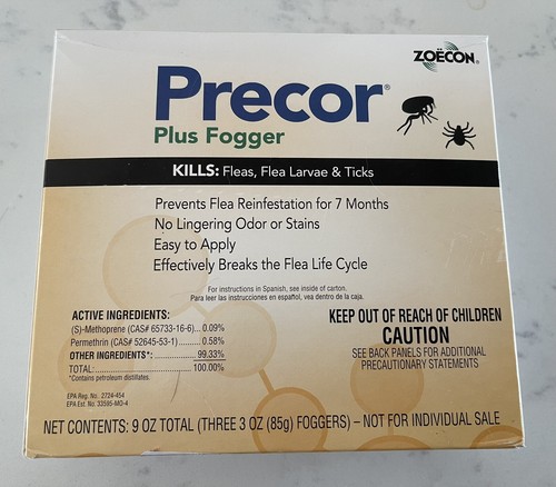 Precor Plus Fogger with IGR - 3 x 3 oz cans Flea Control | eBay