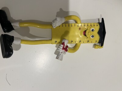 Russ Bendable Yellow Graduation Ruler Loose 6" Action Figure Vintage ...