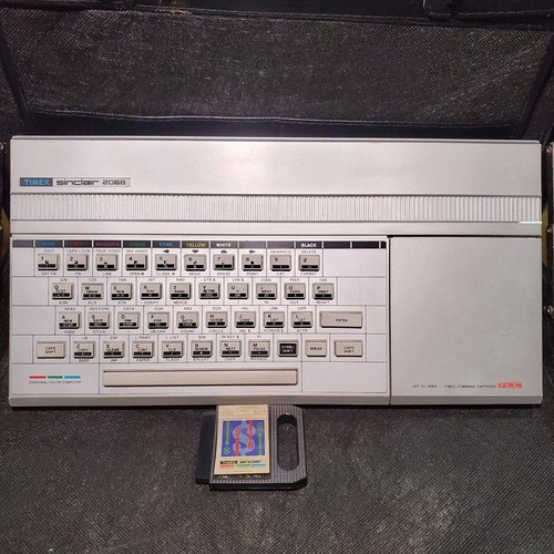 Timex Sinclair 2068 Personal Computer and Cartdrige UNTESTED, NO CORDS ...